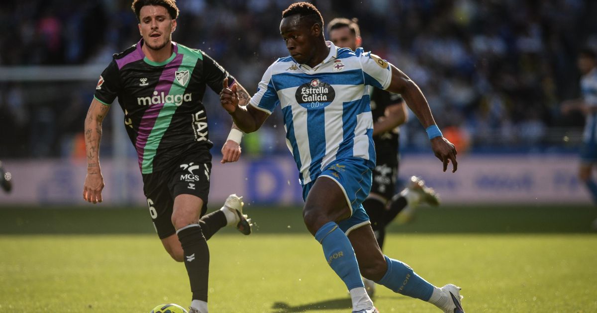 Un buen Dépor se queda a punto ante el Málaga (1-1)