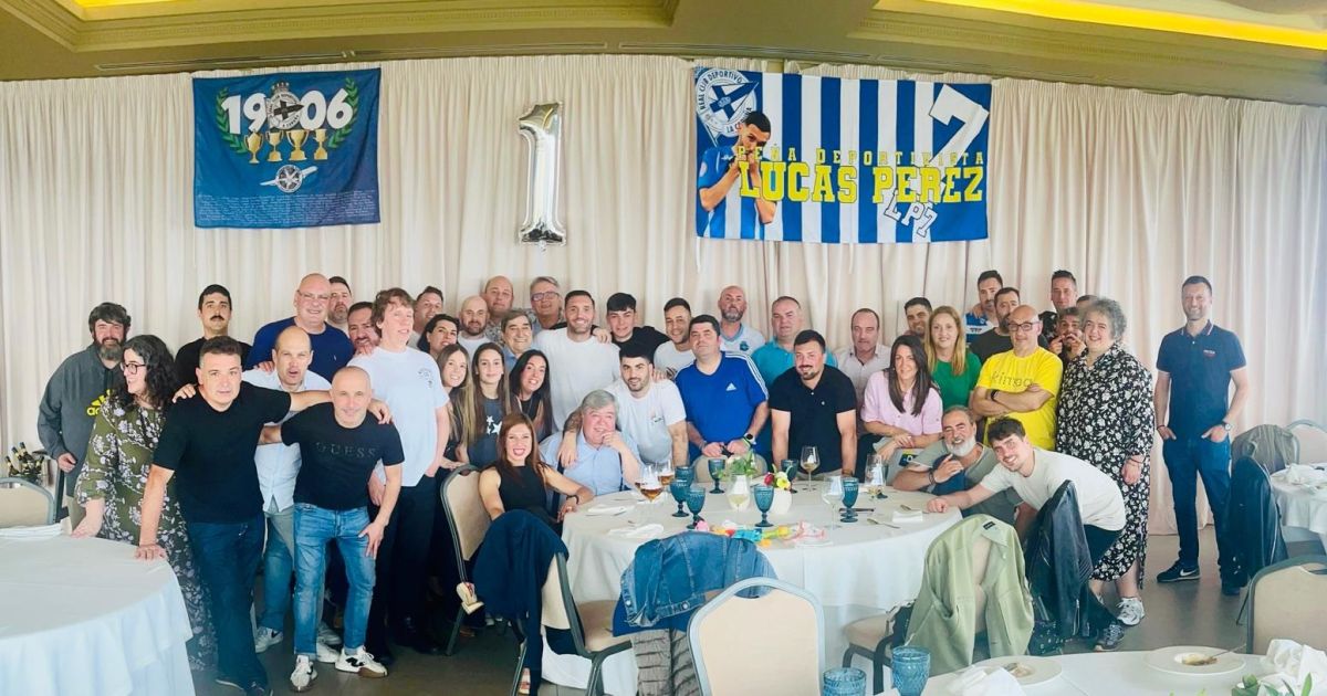 La peña ‘Lucas Pérez’, con el corazón partido